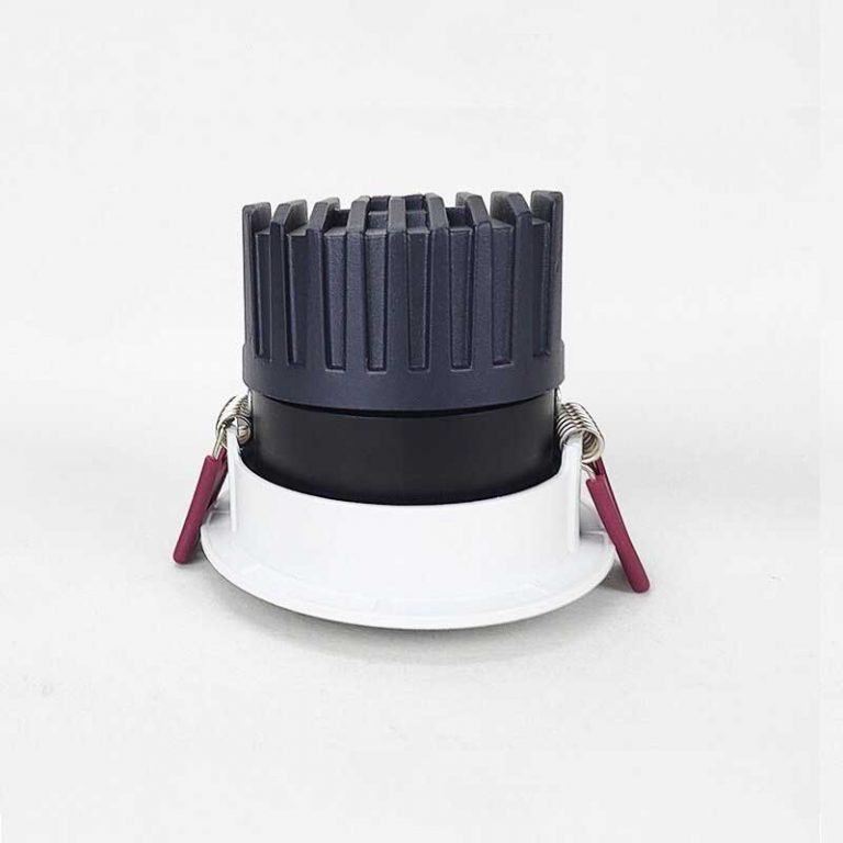 Đèn LED Spotlight âm trần 7w phi 75mm chóa trắng - Đèn Led Sct